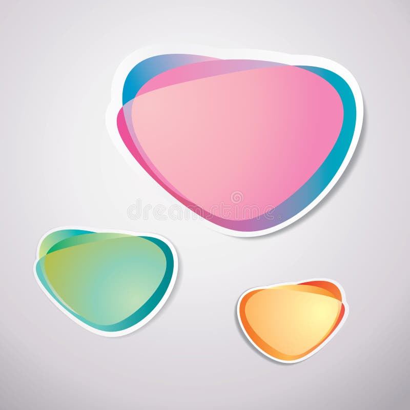 Abstract label set stock illustration. Illustration of modern - 34328659