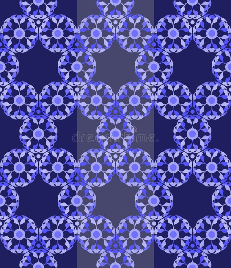 Abstract Lace Floral Seamless Pattern Stock Illustration - Illustration ...