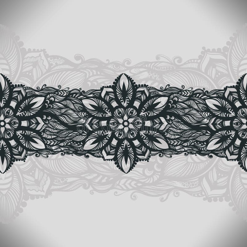 Abstract Lace Ribbon stock vector. Illustration of classic - 36672665