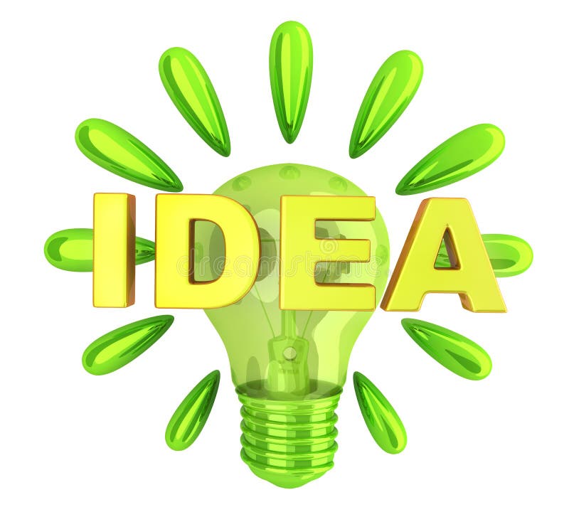 Abstract lamp idea stock illustration. Illustration of creativity ...