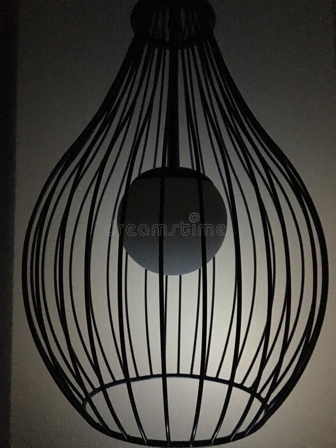 Lamp stock photo. Image of lighting, abstract, cage - 192068050