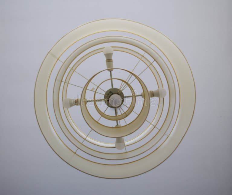 Circular and Abstract Lamp Shade Shape Stock Photo - Image of roof ...