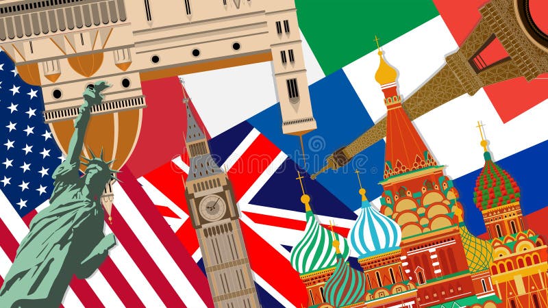 Abstract Landmark Icon Design Stock Vector - Illustration of collection ...