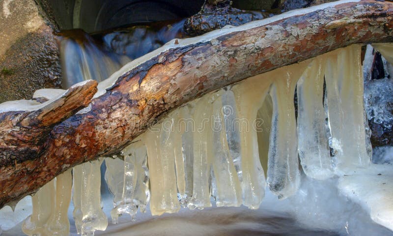 Abstract Landscape with Icicle Texture Stock Photo - Image of flow ...