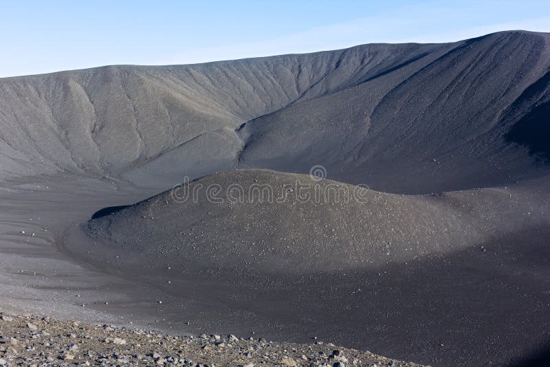 Abstract Landscape in Light Blue and Grey in Iceland. Stock Image ...