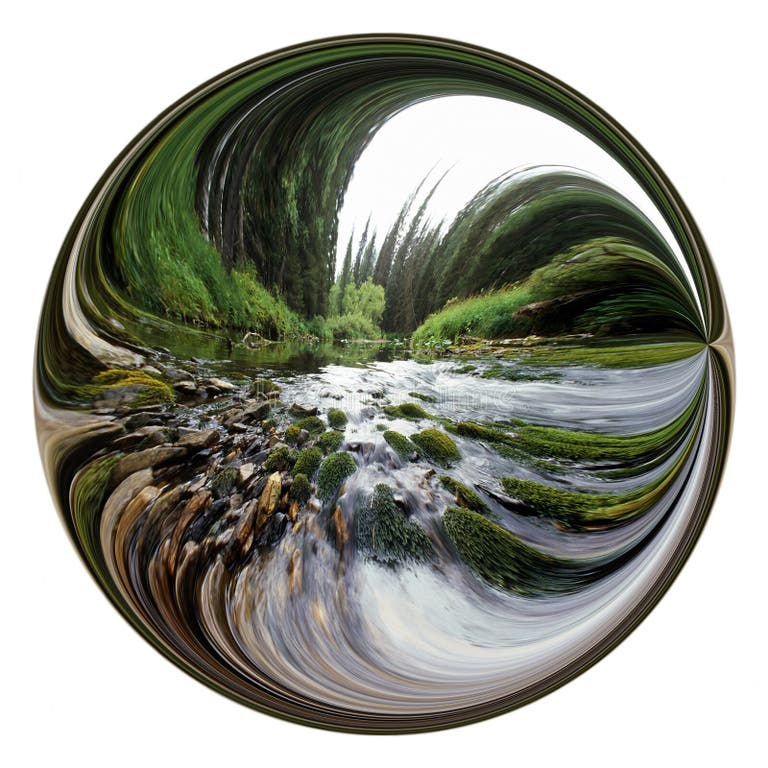 Abstract Landscape River Circle Stock Illustrations – 2,847 Abstract ...