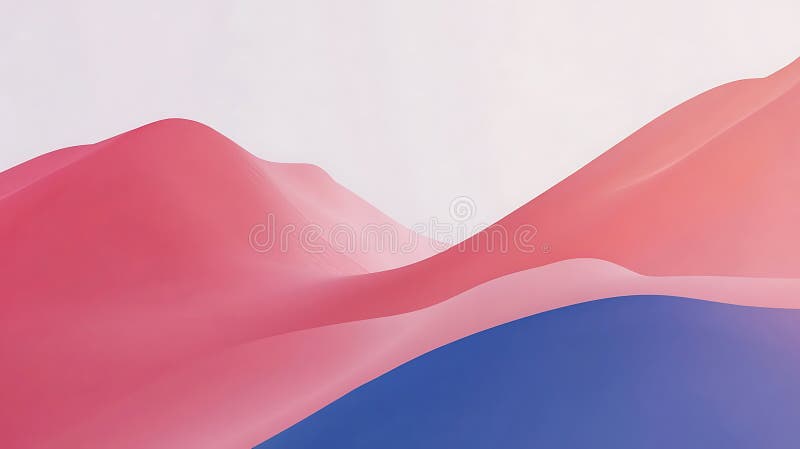 Abstract Landscape with Soft Color Gradients (1 Stock Image - Image of ...