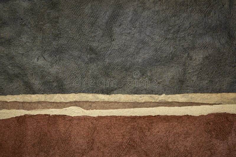 Abstract Landscape - Textured Paper Sheets Stock Image - Image of ...