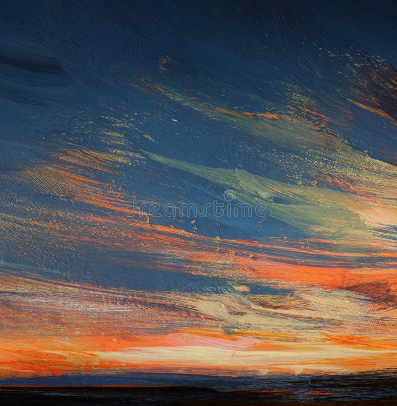 Abstract Landscape. Versatile Artistic Image for Creative Design ...