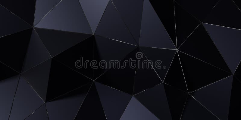 Abstract Large Dark Blue Polygon Geometry Triangle Mosaic Background ...