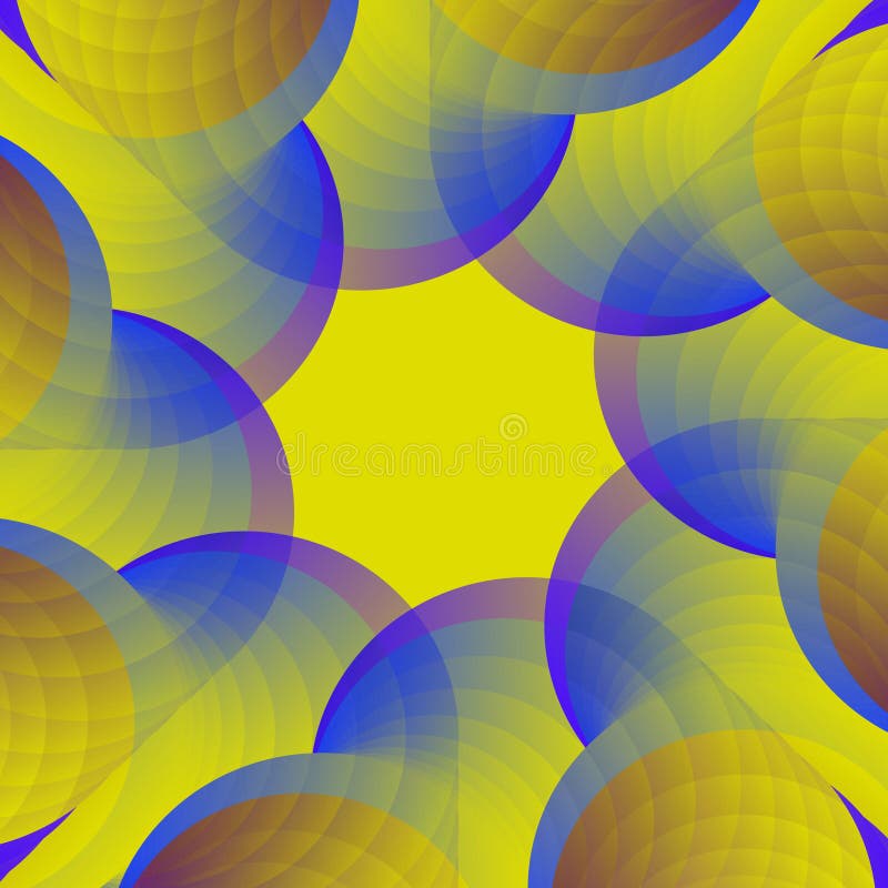 Abstract Large Figure of Many Elements Arranged in a Circle.3d Stock ...