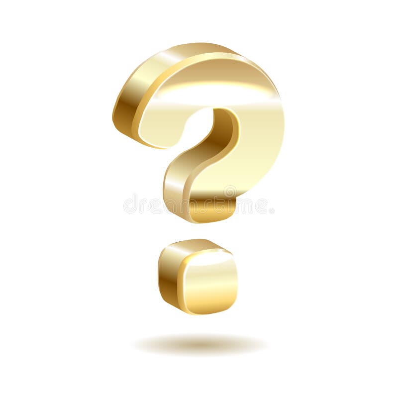Large Question Mark. Searching for Answer Stock Vector - Illustration ...