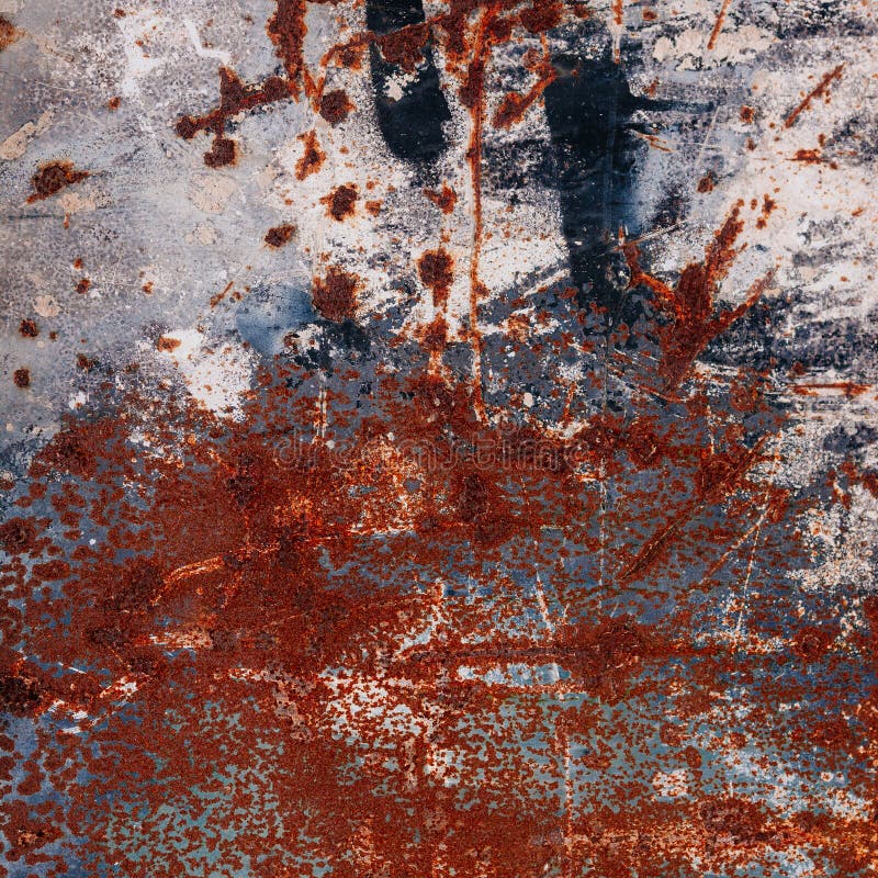 Abstract Large Rust Surface Background. Grungy Background with Stock ...