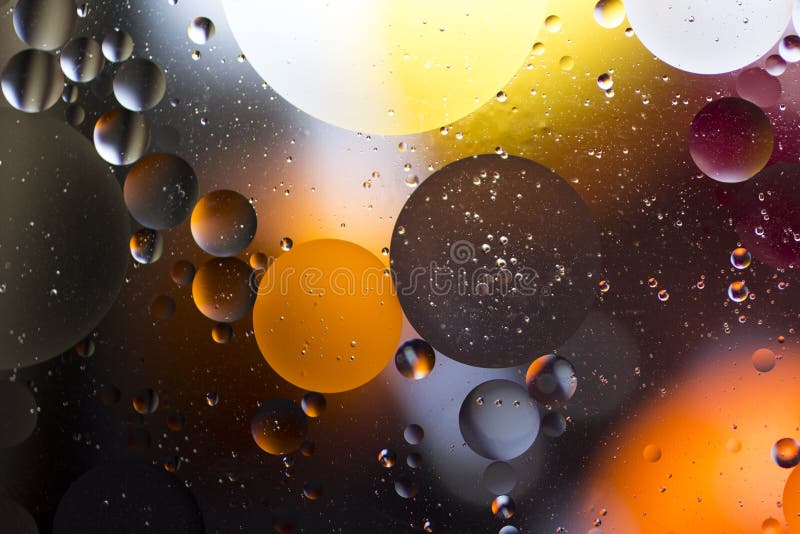 Abstract Large and Small Colored Circles. Background Stock Image ...