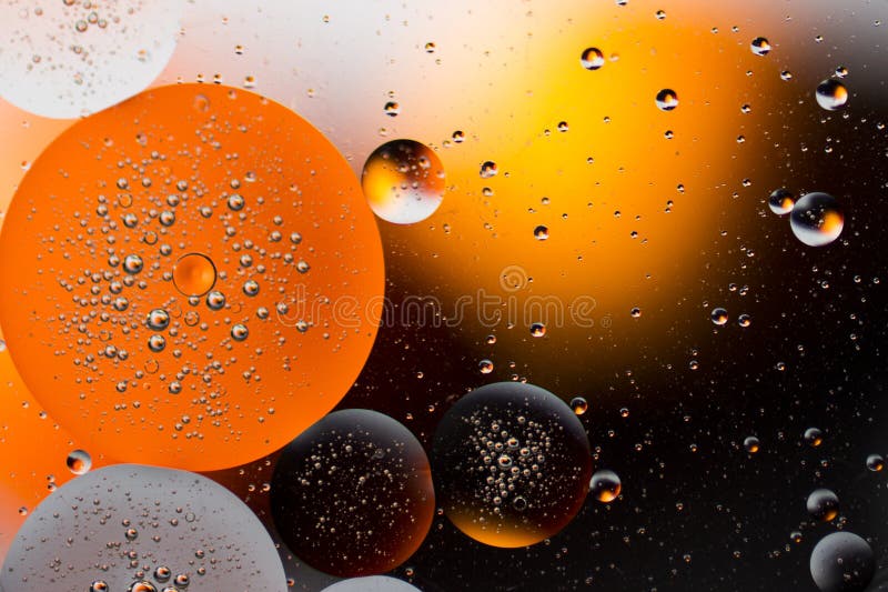 Abstract Large and Small Colored Circles. Background Stock Image ...