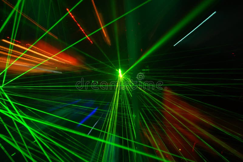 Abstract laser light stock photo. Image of green, disco - 48585838