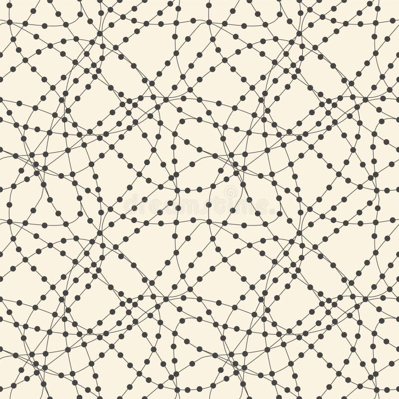 Abstract Lattice Wave Technology Background Stock Illustration ...