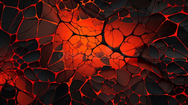 Abstract Lava Cracks Design with Flat Texture and Rugged Formations ...