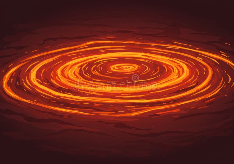 Abstract Lava Rings Background Pixel Art Stock Illustration ...
