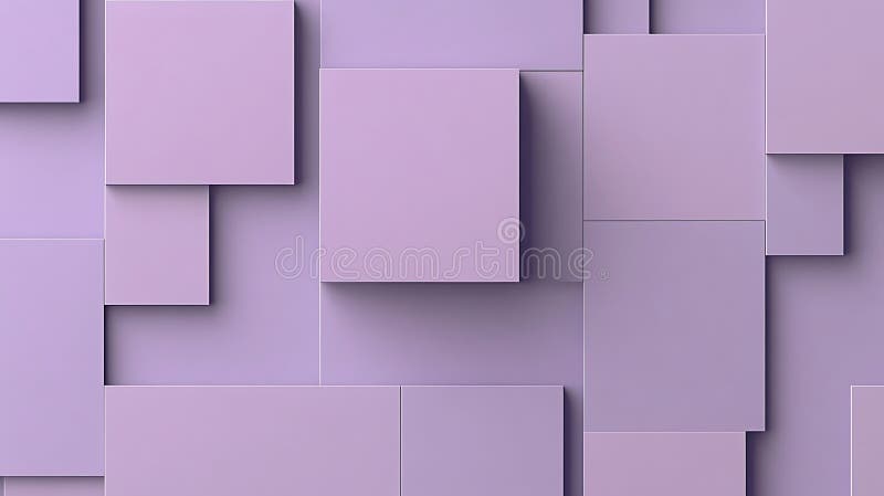 Abstract Lavender Squares Geometric Design Pattern Stock Illustration ...