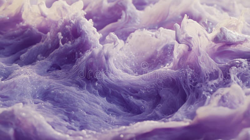 Abstract Lavender Swirls of Fluid Substance Stock Illustration ...