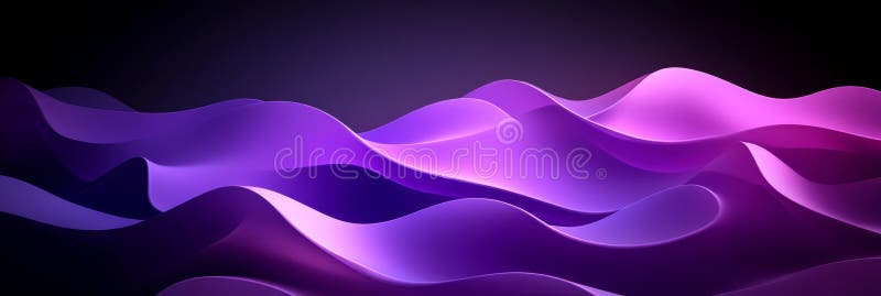 Abstract Lavender To Lilac Gradient, 3D Low Profile Style, Delicate ...