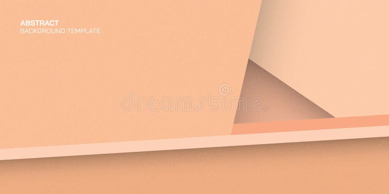 Abstract Layer of Peach Tone Geometric Shape Retro Style Vector ...