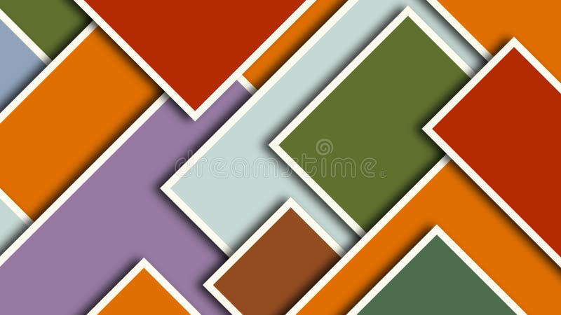 Abstract Layered Brown Triangle Pattern with Bright Center Background ...