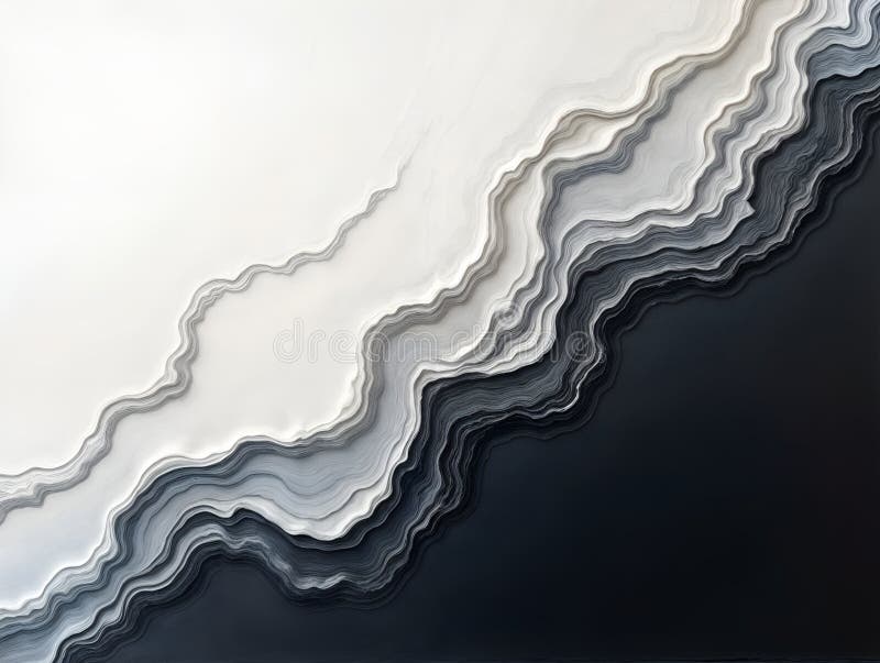 Abstract Layered Design with Topographical and Geological Elements ...