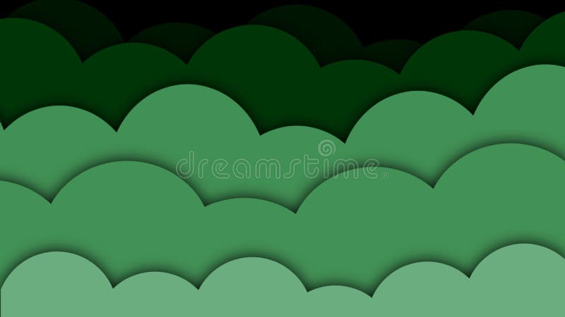 Abstract Layered Green Clouds Wallpaper Stock Image - Image of orange ...