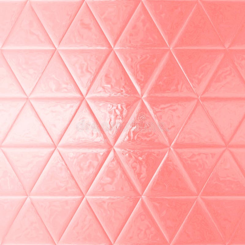 Abstract Layered Light Pink Triangle Pattern Stock Illustration ...