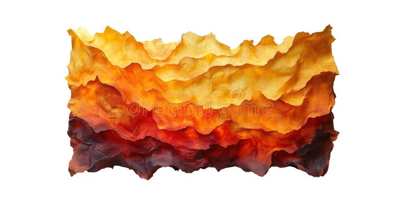 Abstract Layered Paper Art in Warm Tones. Creative Expression and ...