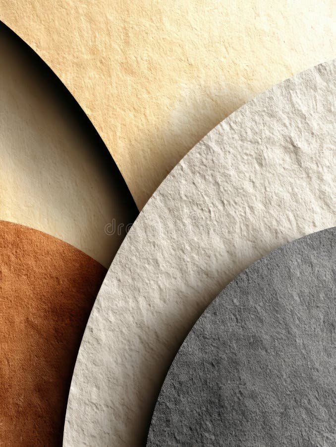Abstract Layered Paper Texture with Earthy Colors. Stock Photo - Image ...