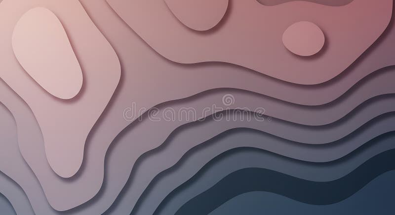 Abstract Layered Papercut Background: Subtle Gradients and Depth Stock ...
