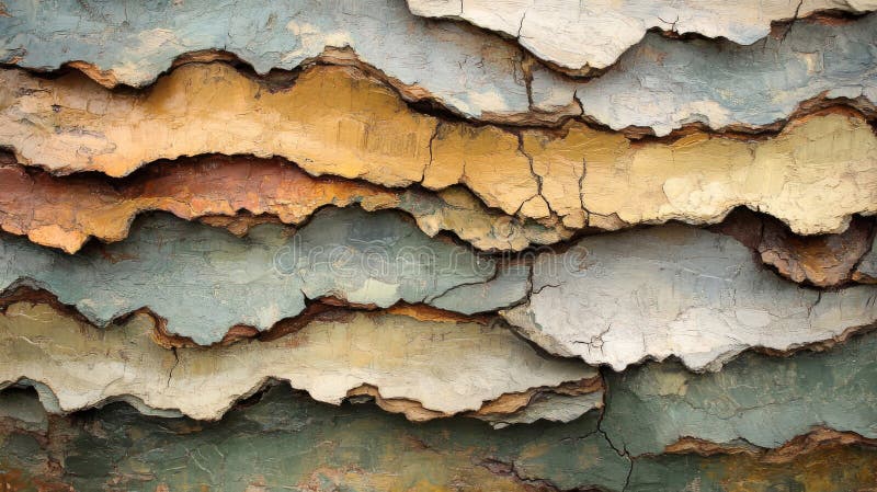 Abstract Layered Rock Formation Texture Image Stock Illustration ...