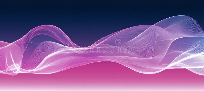 Abstract Layered Sweeping Gradient Lines, Royal Blue To Deep Magenta ...