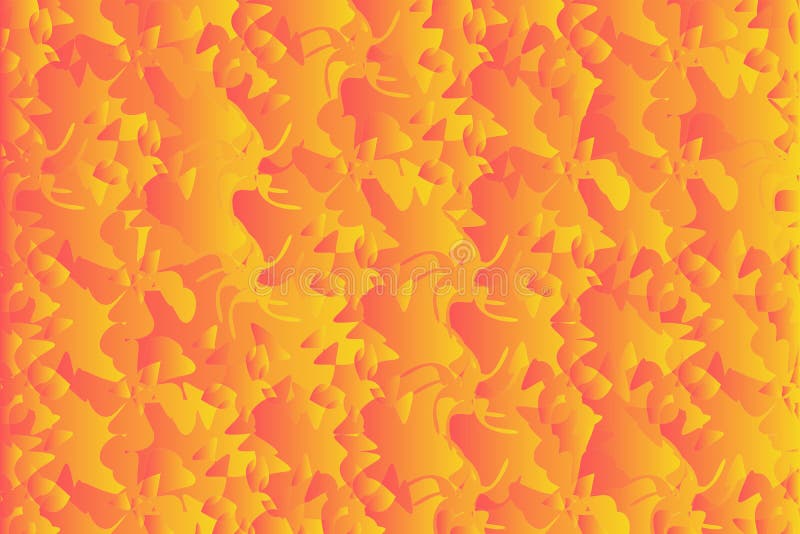 Abstract Layered Texture Background in Gradient Orange Colored Pattern ...