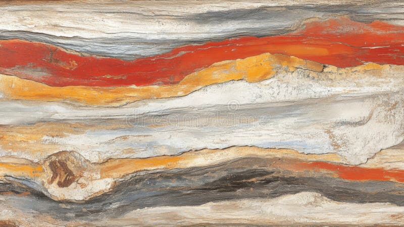 Abstract Layered Texture of Wood Grain and Color Stock Illustration ...