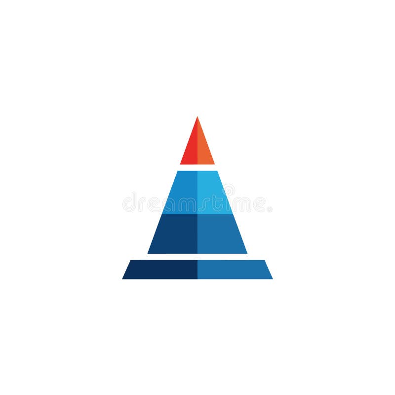 Abstract Layered Triangle Logo Stock Illustrations – 486 Abstract ...