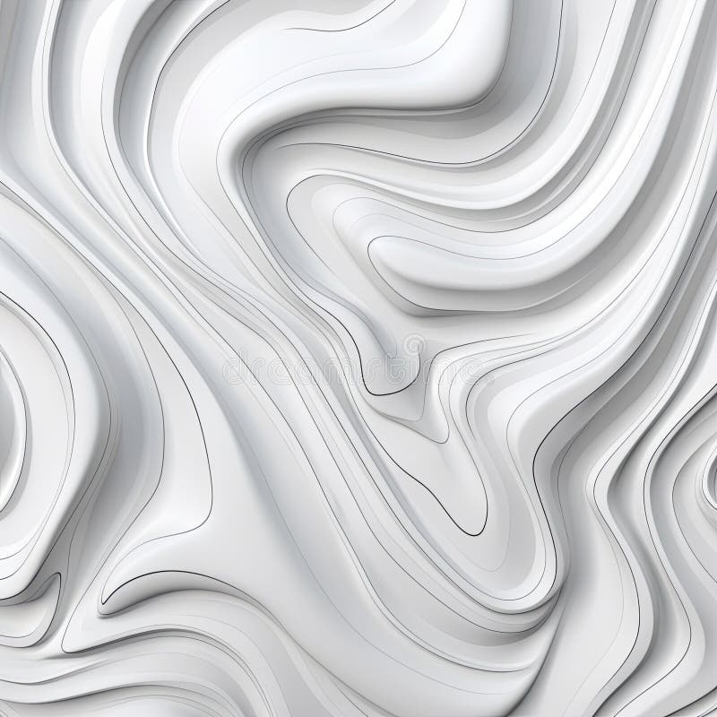 Abstract White Wave Pattern Design Seamless Minimalist Texture ...