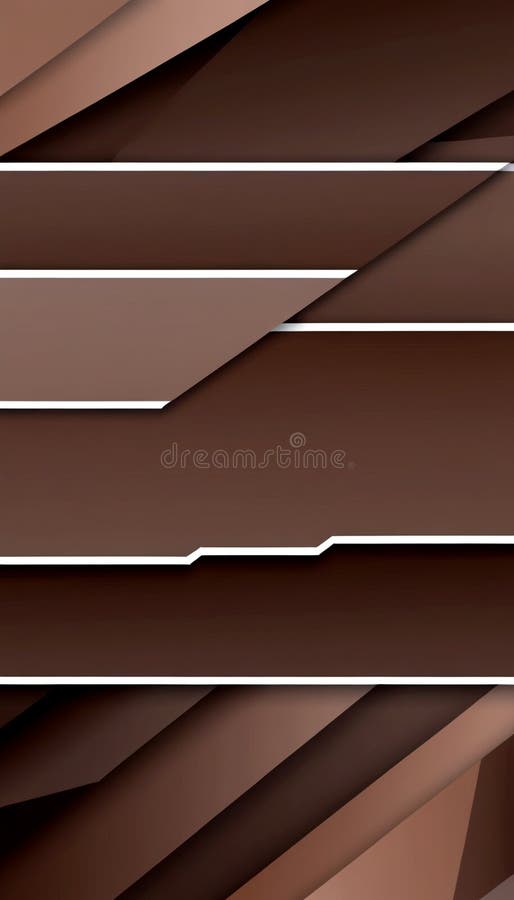 Abstract Layers of Brown and White Create a Modern Artistic Design ...