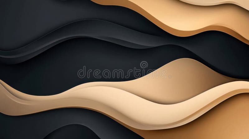 Abstract Layers Form Fluid Shapes with Elegant and Subtle Variations ...