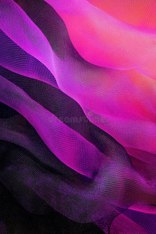Abstract Layers of Pink and Purple Fabric Texture Stock Illustration ...