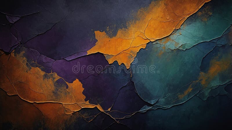 Abstract Layers of Vibrant Colors and Textures Intertwine in a Flowing ...