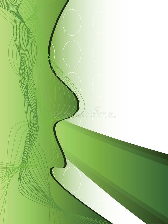 Abstract layout in green stock vector. Illustration of text - 7213562