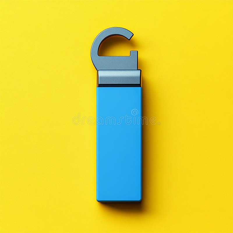 Abstract Layout Pen Drive Mock Up with Minimalistic Design Showing ...
