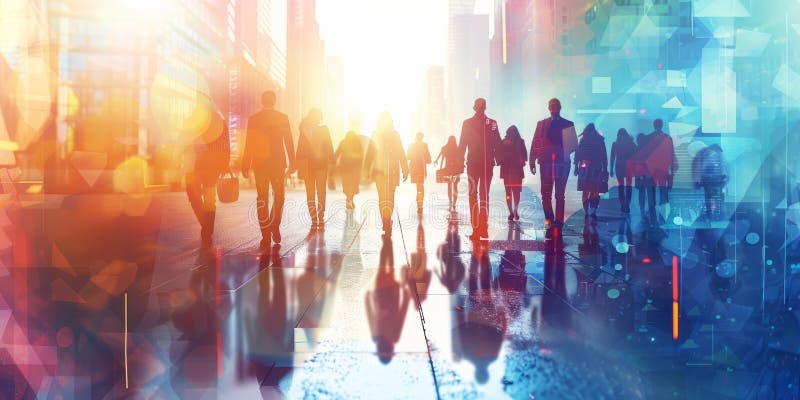 Abstract Leadership Background with Visionary Leader and Strategic ...