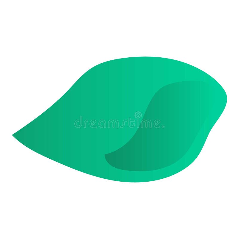 Abstract Leaf Icon, Isometric Style Stock Vector - Illustration of ...