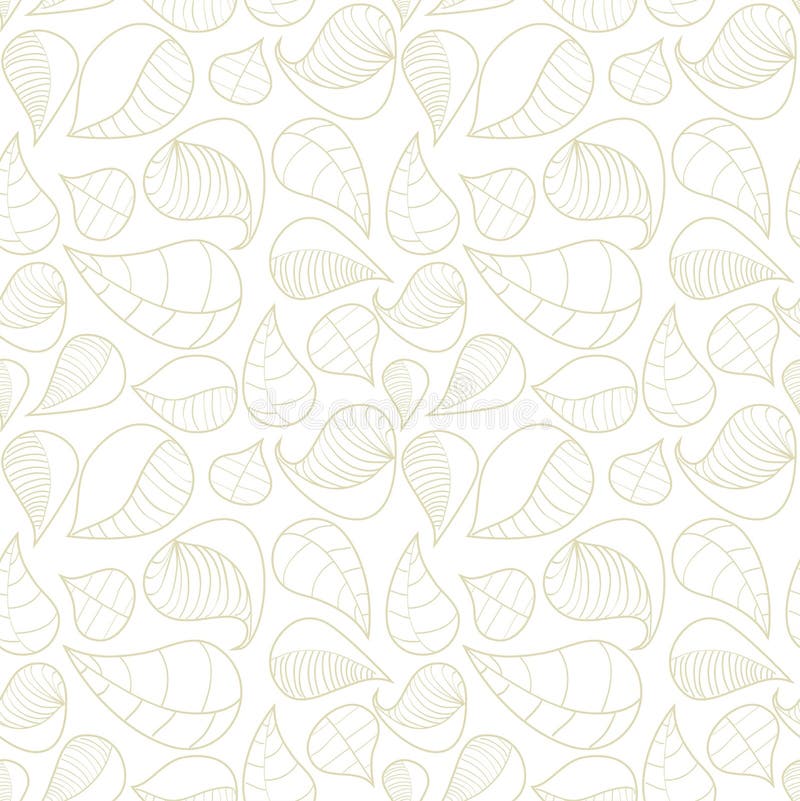 Abstract leaf drawing stock illustration. Illustration of flora - 93369285