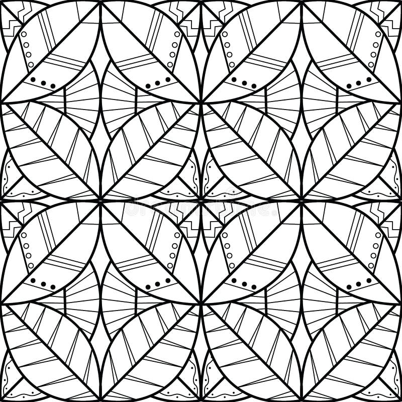 Abstract Leaf pattern stock vector. Illustration of pattern - 119931196